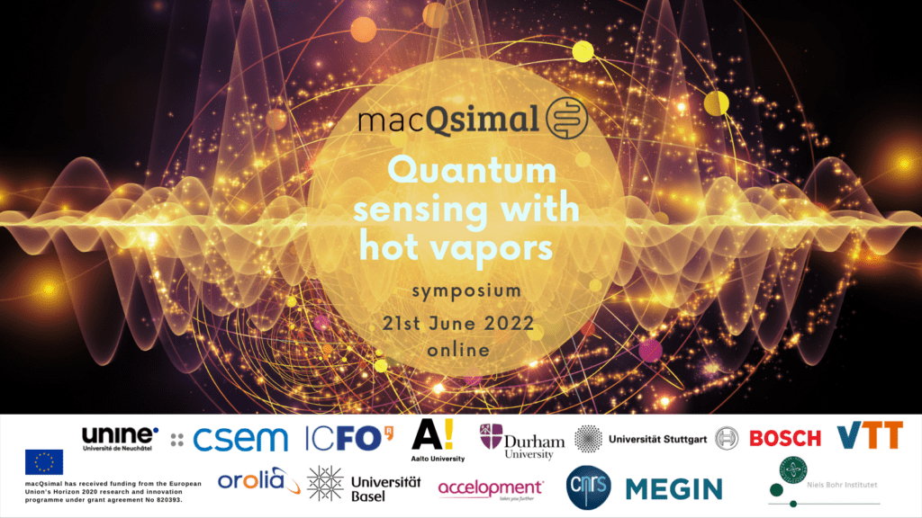 macQsimal project news on quantum sensors and vapor cells